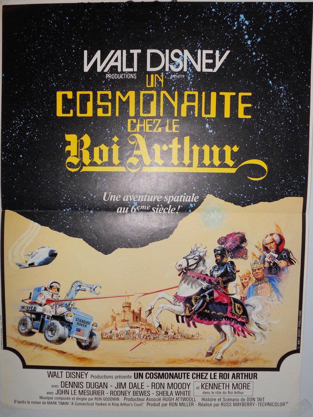 Walt Disney Movie Poster A Cosmonaut in King Arthur 1979 - Etsy