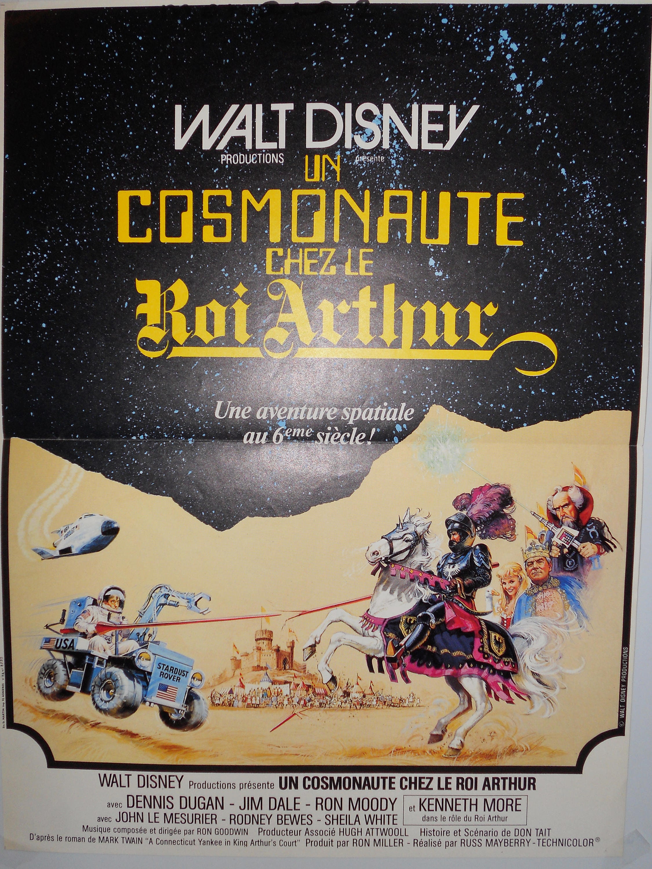 Walt Disney Movie Poster A Cosmonaut at King Arthur's 1979 - Etsy