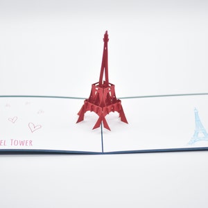 Eiffel Tower Pop up Card - Etsy