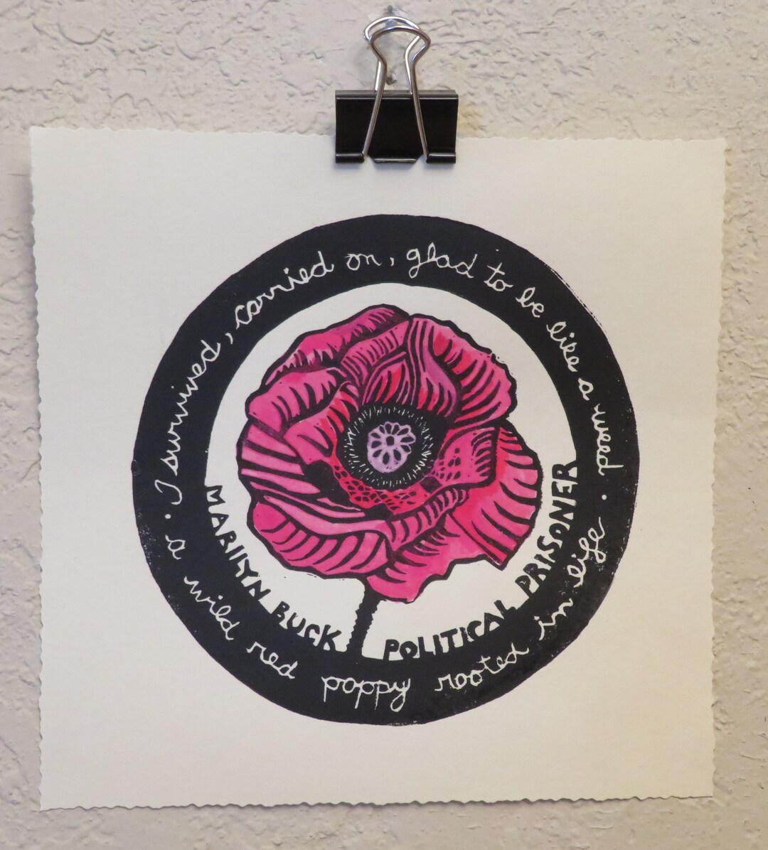 Wild Red Poppy Rooted in Life - Etsy