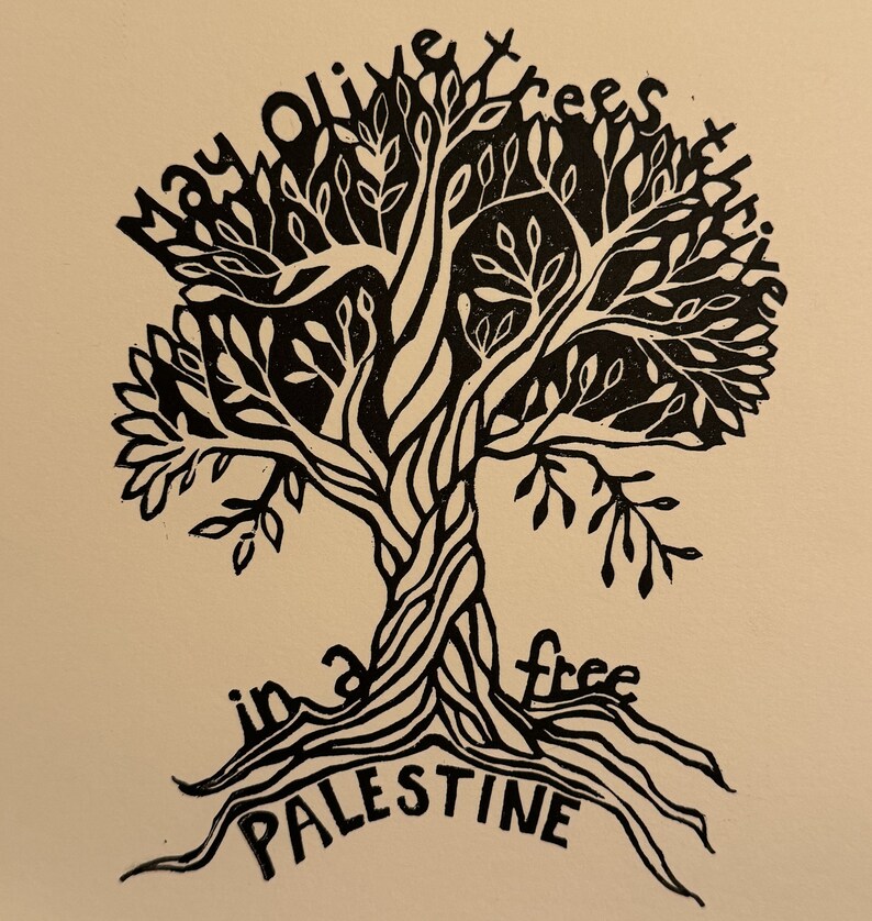 May Olive Trees Thrive in a Free Palestine - Etsy