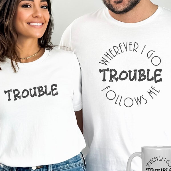 Wherever I Go Trouble Svg - Etsy