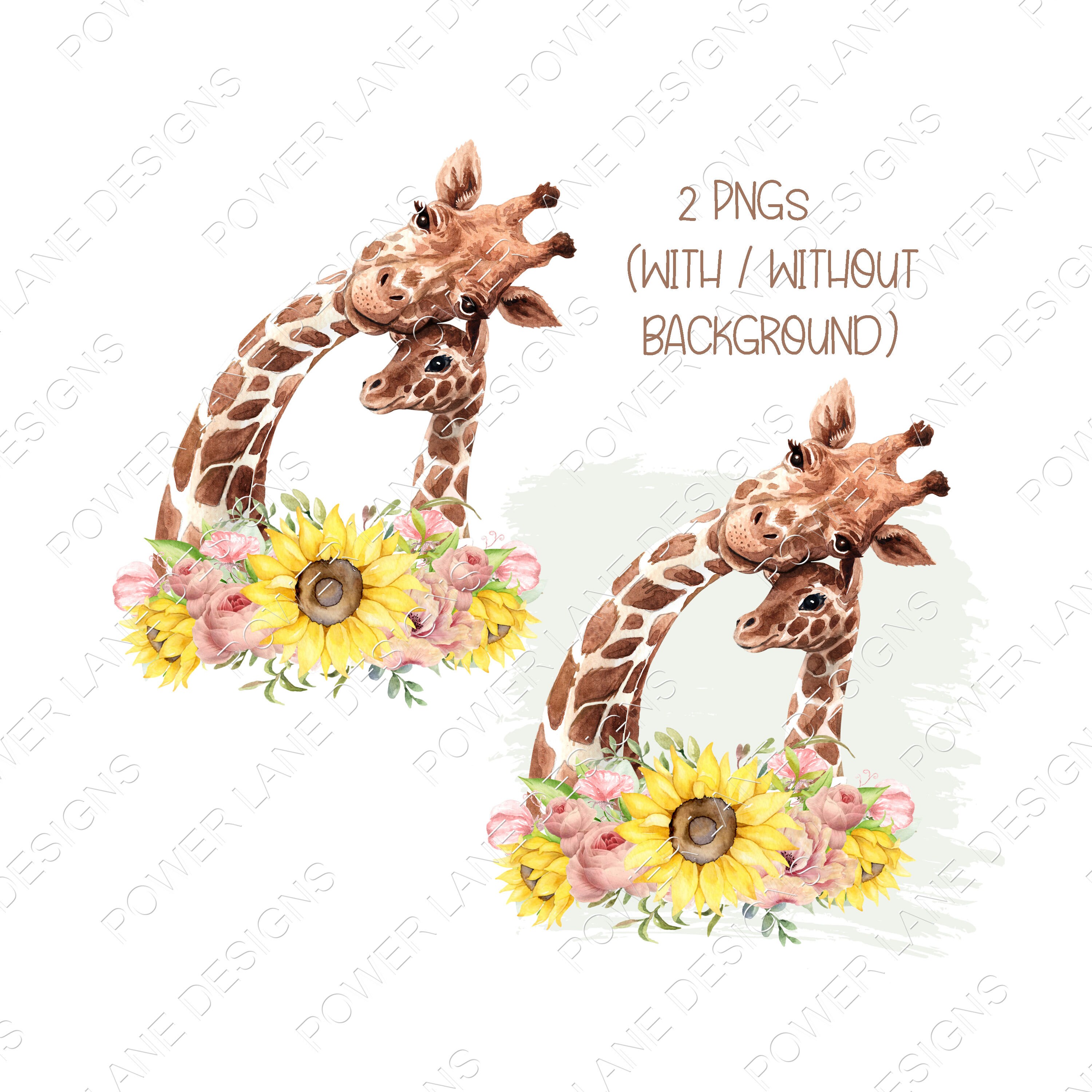 Giraffe Giraffes - Mother and Baby - Nursery - Mother's Day - Moms Day ...