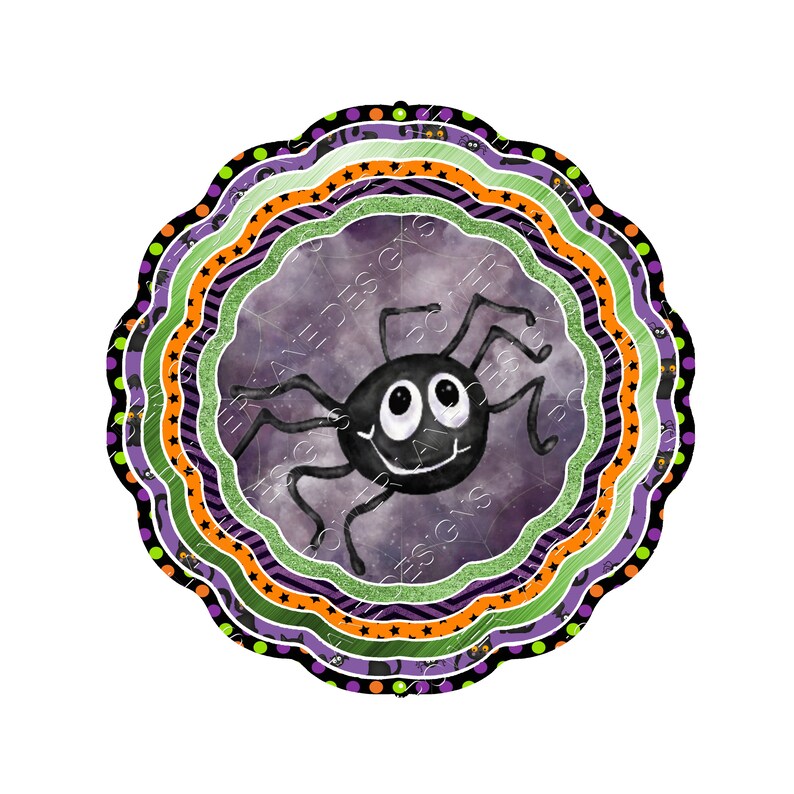 Halloween Spider Wind Spinner Design 2 Pngs Halloween - Etsy