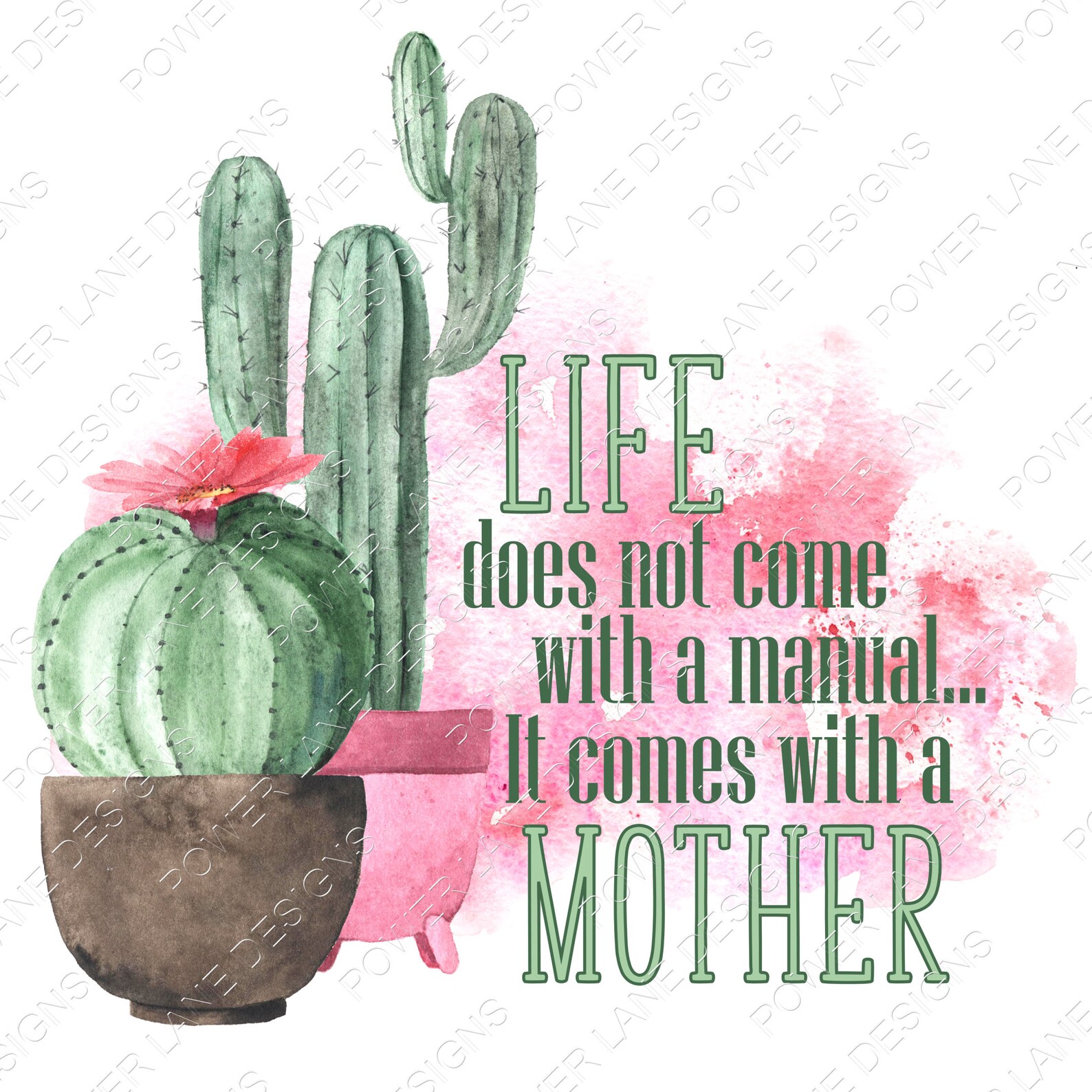 Mothers Day Gift Mothers Day Shirt Mom Cactus T-shirt - Etsy