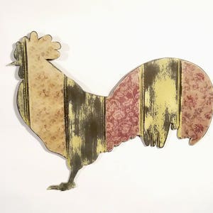 Wooden Rooster Sign, Wall Decor, Wall Sign, Country Style, Wall Art ...