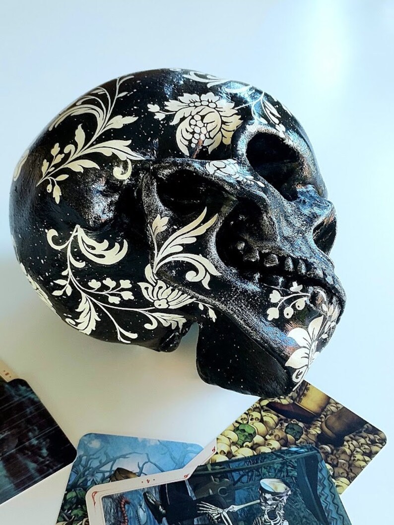 Skull wild Flower, Skull, Skull Decor, Skull Gifts, Skull Masks, Skull ...