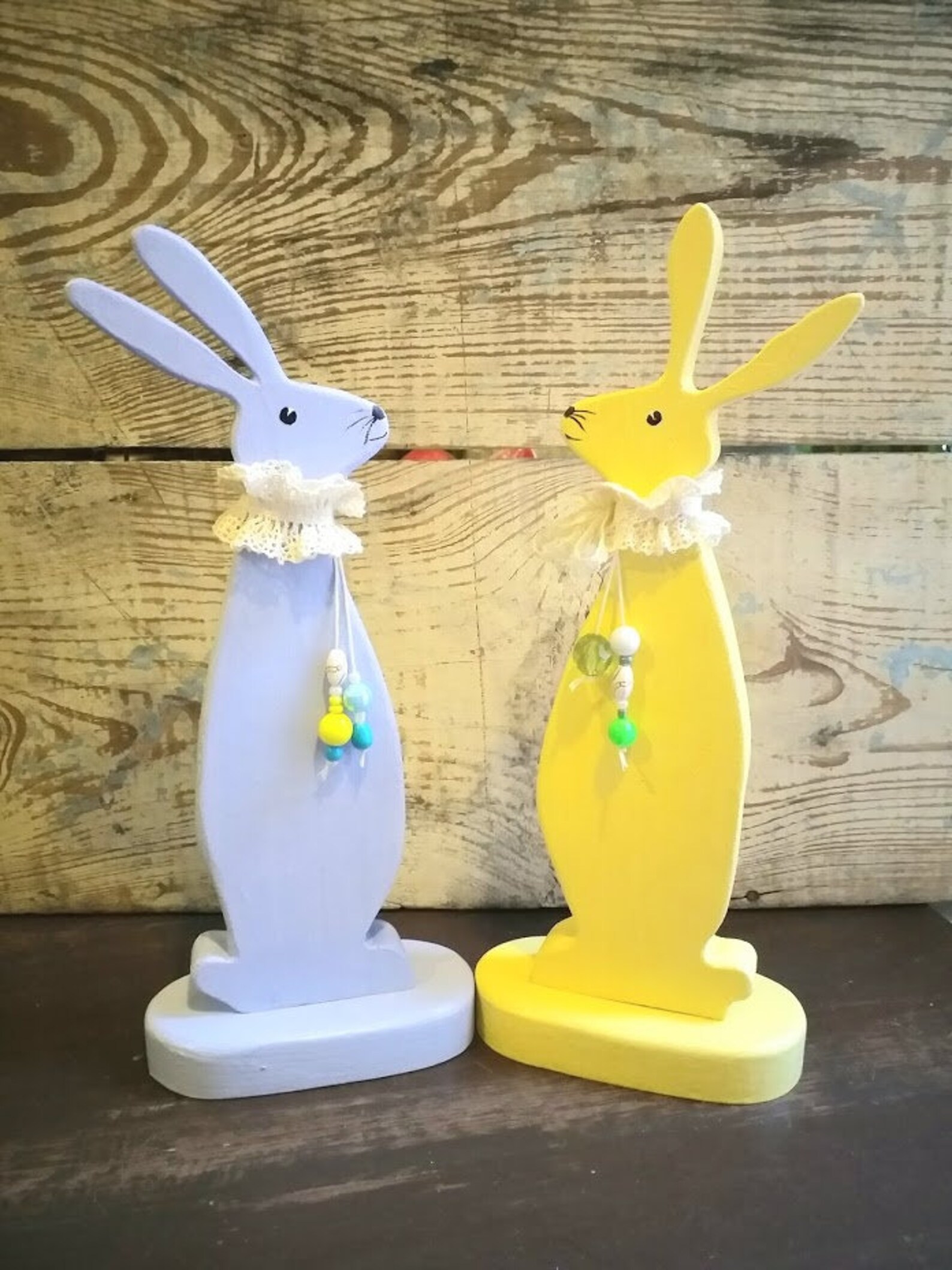 Easter Bunny, Easter Decoration, Nursery Decor, Wood Bunny, Spring ...