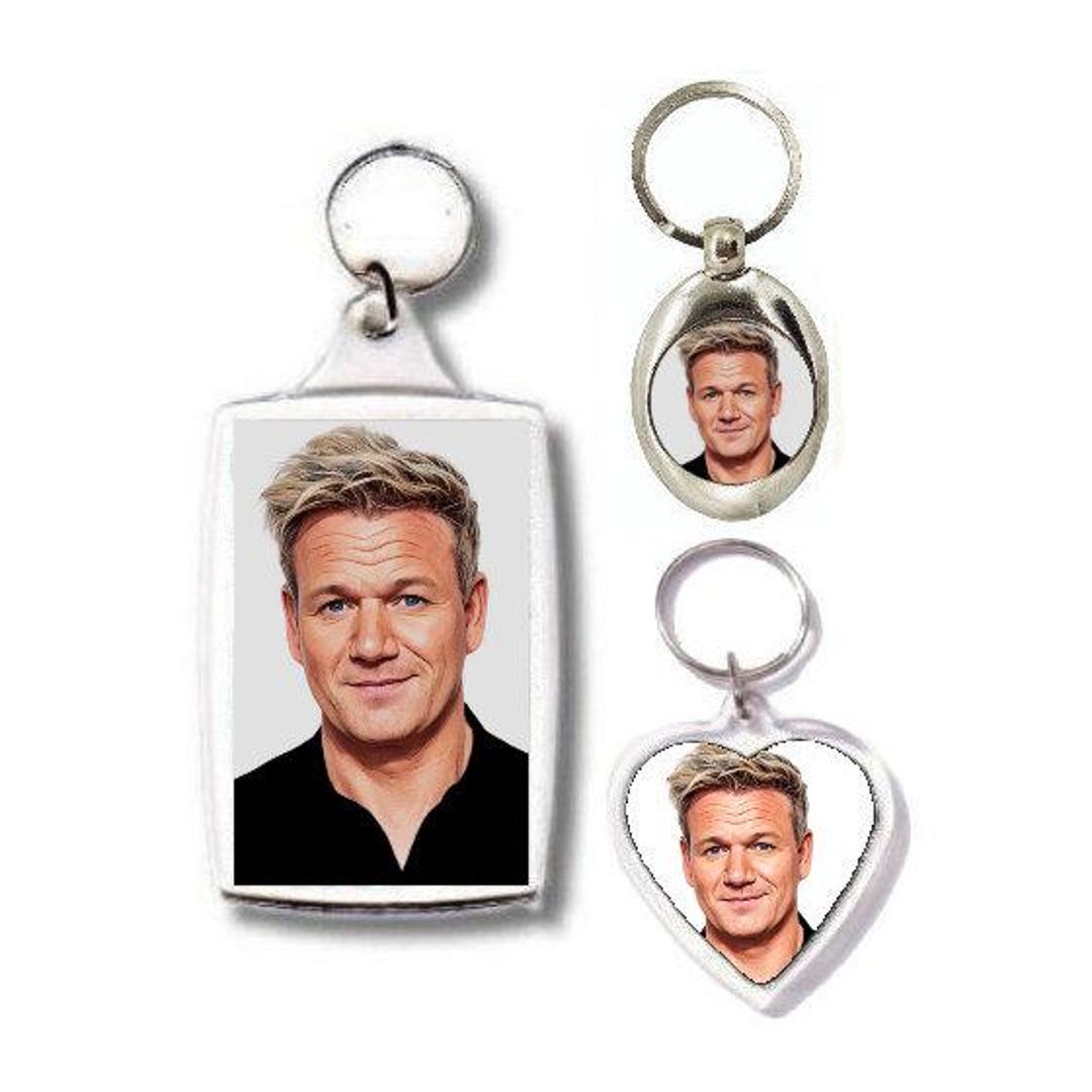 Gordon Ramsay Keyring Keychain Bag Tag Fan Art Photo Gift - Etsy