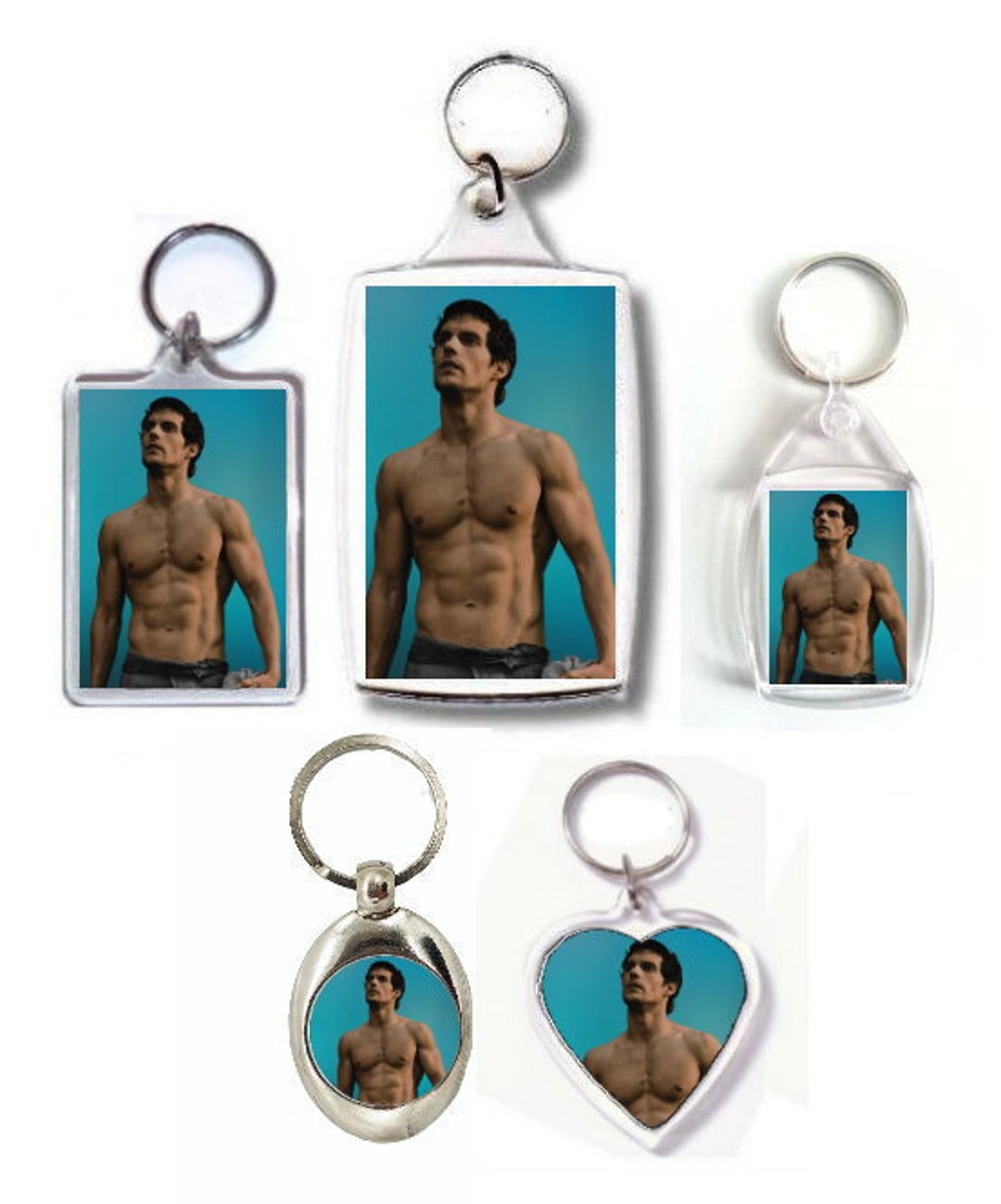 Henry Cavill Photo Keyring Keychain Bag Tag Fan Gift (small, Medium ...