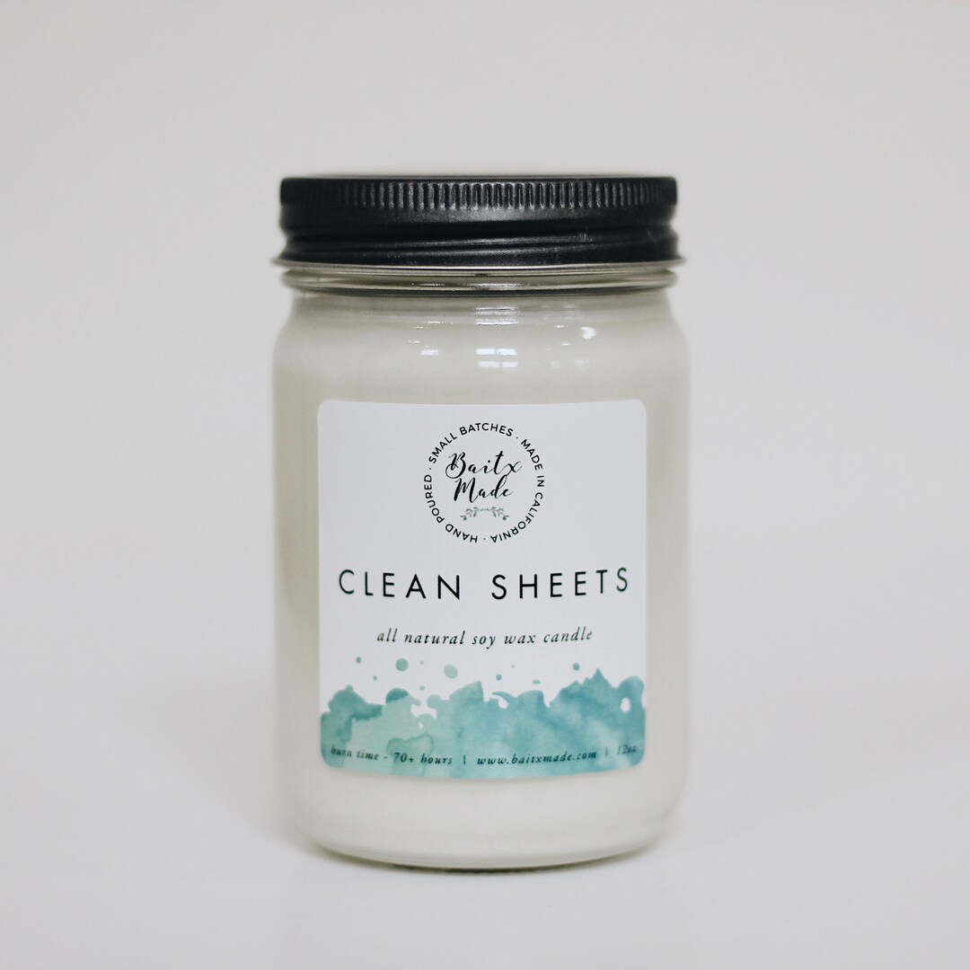 Clean Candle, Clean Cotton Candle, Fresh Candle, Spring Candle, Spa ...