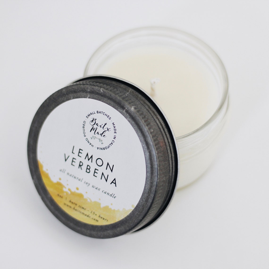 LEMON Verbena//lemon Candle//lemon Verbena Candle//citrus - Etsy
