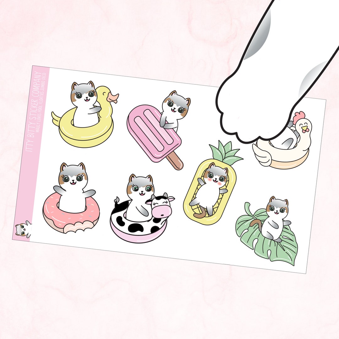 Jumbo Deco - Mauly Loves Pool Floaties - Functional Mauly Stickers ...