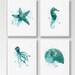 Nautical Prints, Set of 4, Digital Nautical, Nautical Printable ...