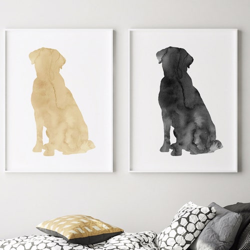 Labrador Retriever Laundry Wall Decor Black Lab Laundry Art - Etsy