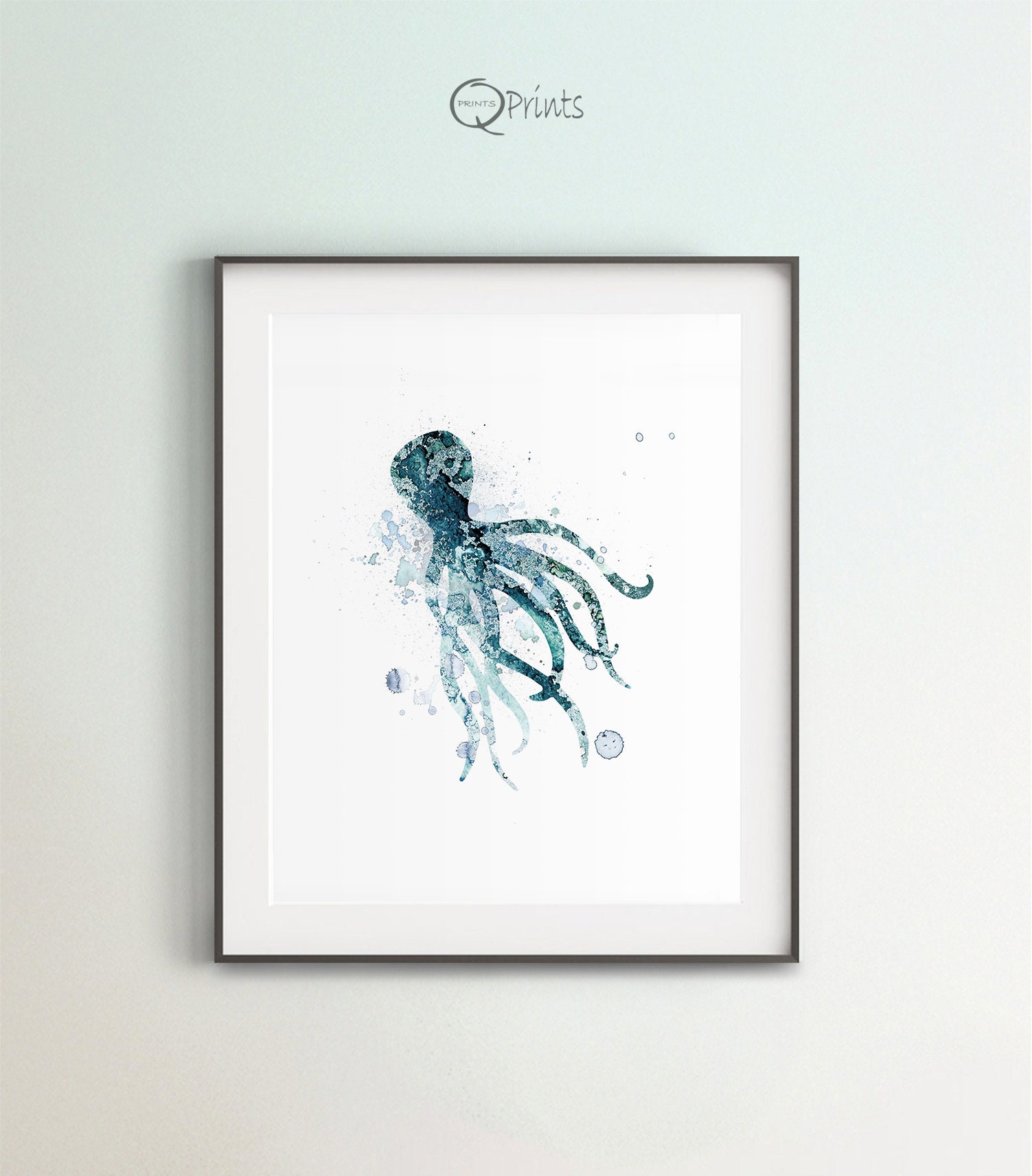 Octopus Art Print Printable Octopus Digital Octopus - Etsy