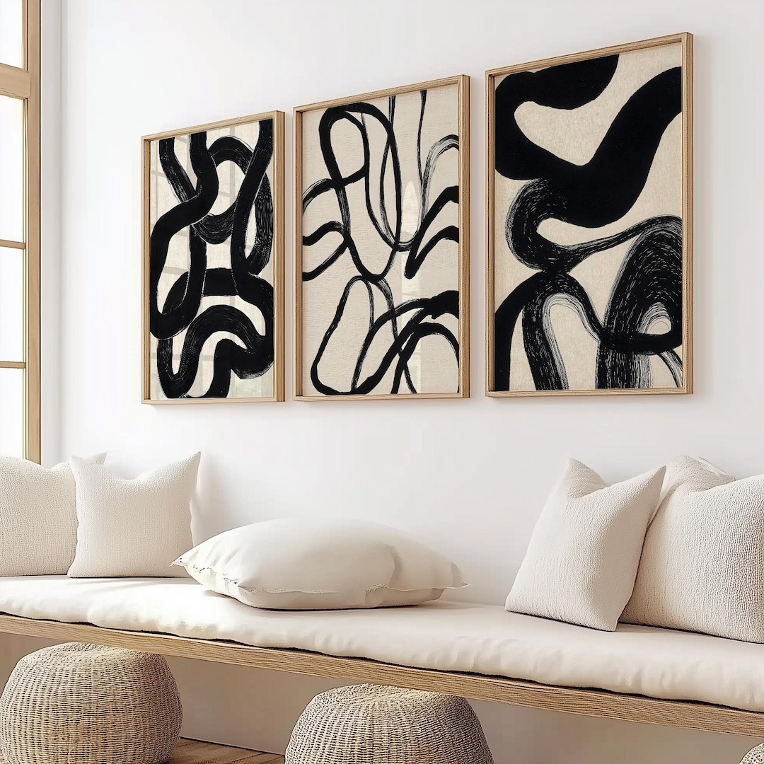 Abstract Line Art Prints, Minimalist Home Decor (digital Download - Etsy