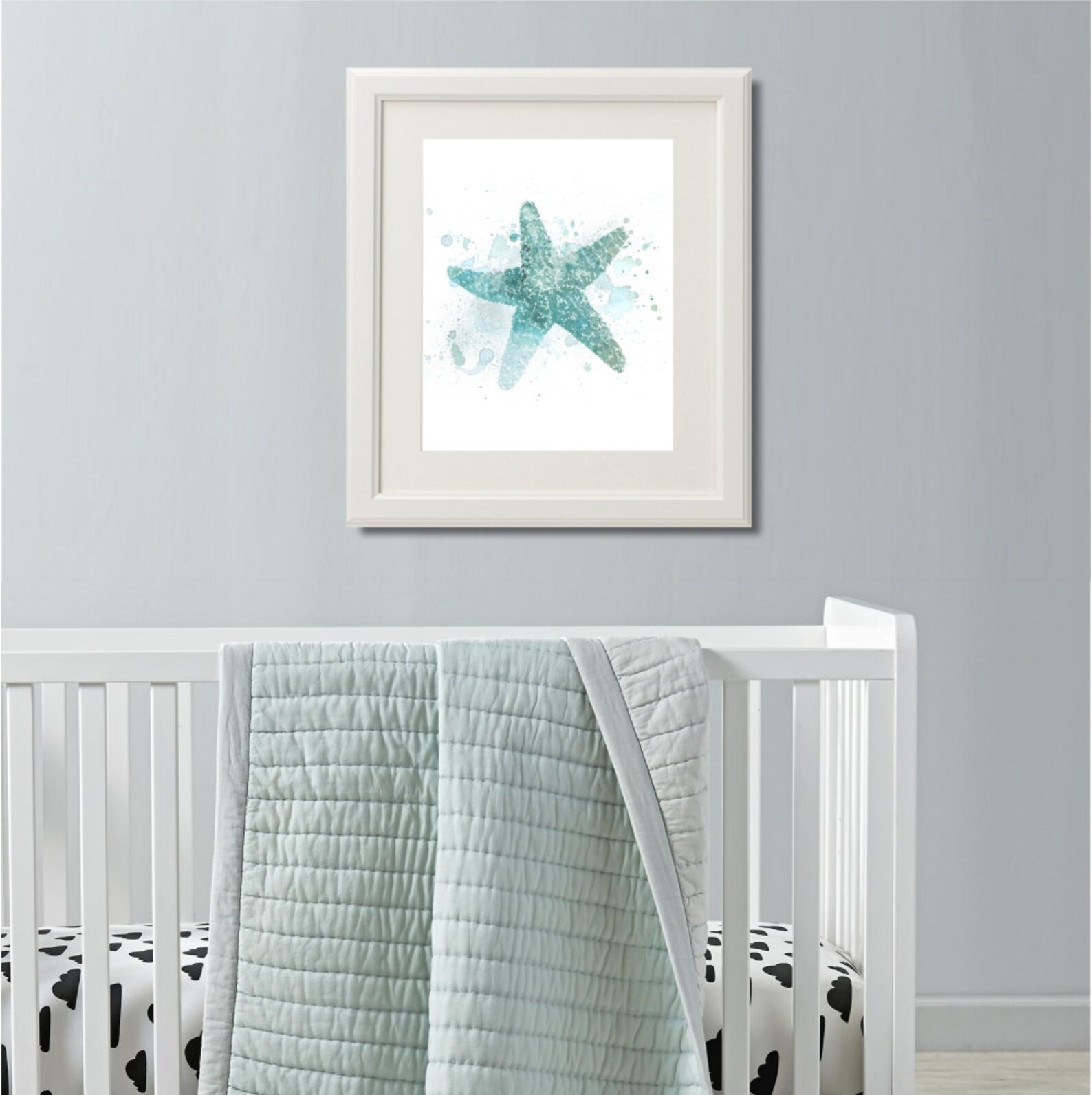 Starfish Art Print Printable Starfish Digital Nautical Art - Etsy