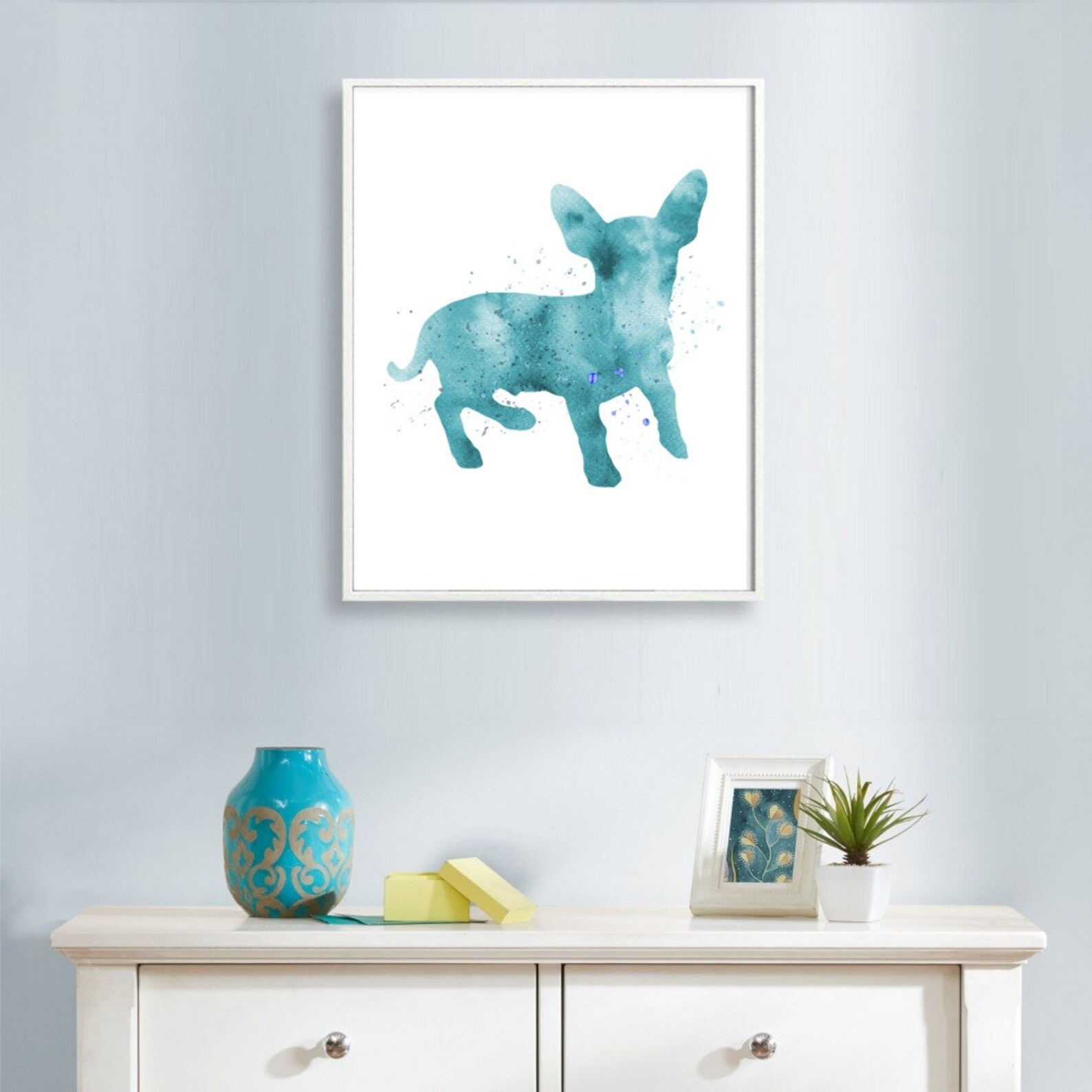 Chiweenie Print Chiweenie Art Digital Chiweenie Large Wall - Etsy