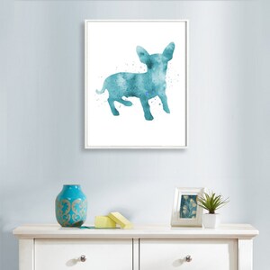 Chiweenie Print, Chiweenie Art, Digital Chiweenie, Large Wall Art, DIY ...