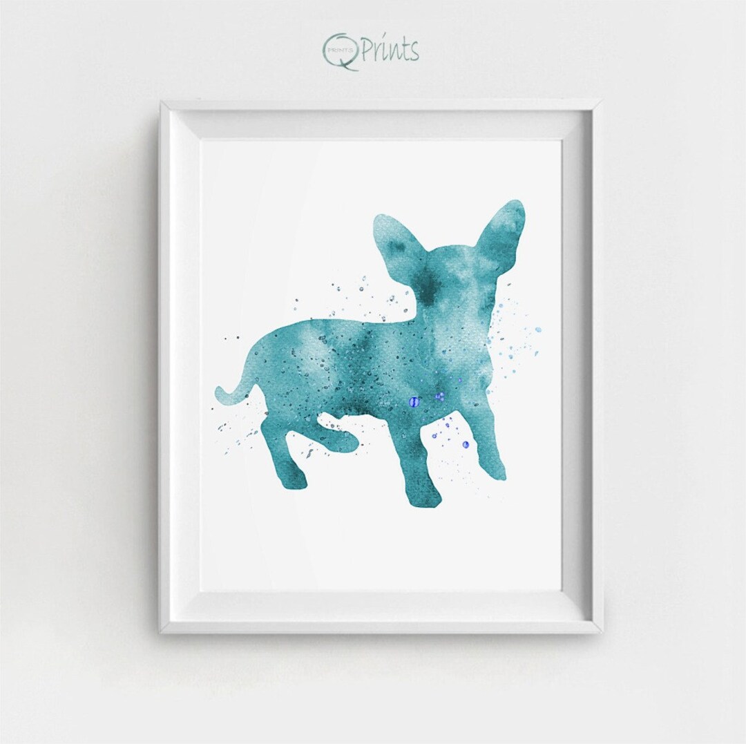 Chiweenie Print, Chiweenie Art, Digital Chiweenie, Large Wall Art, DIY ...