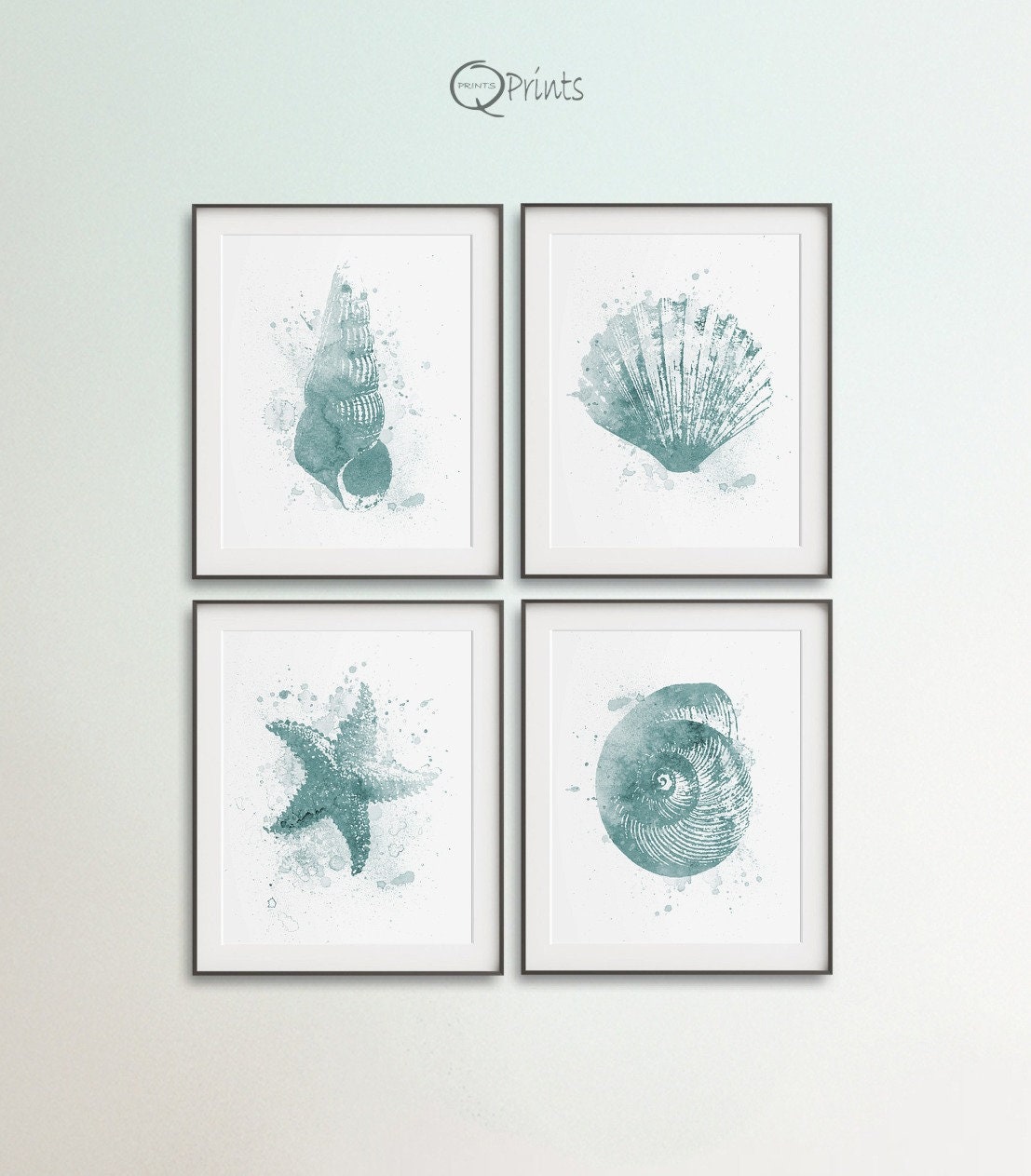 Nautical Art Print Set of 4 Digital Art Nautical Printable - Etsy