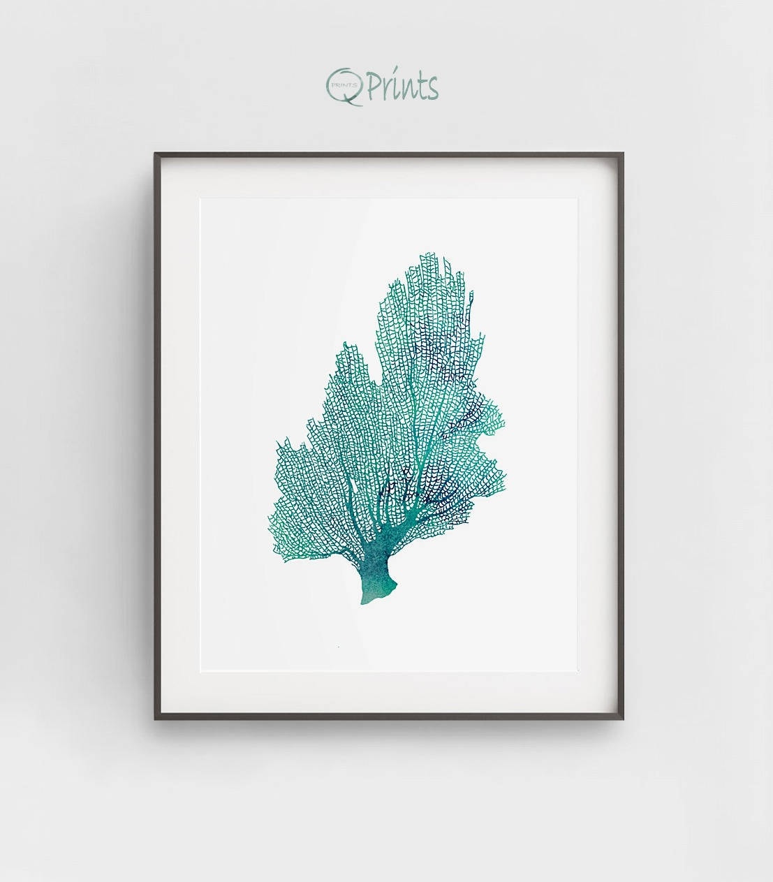 Coral Printable Set of 8 Sea Corals Blue Digital Corals - Etsy