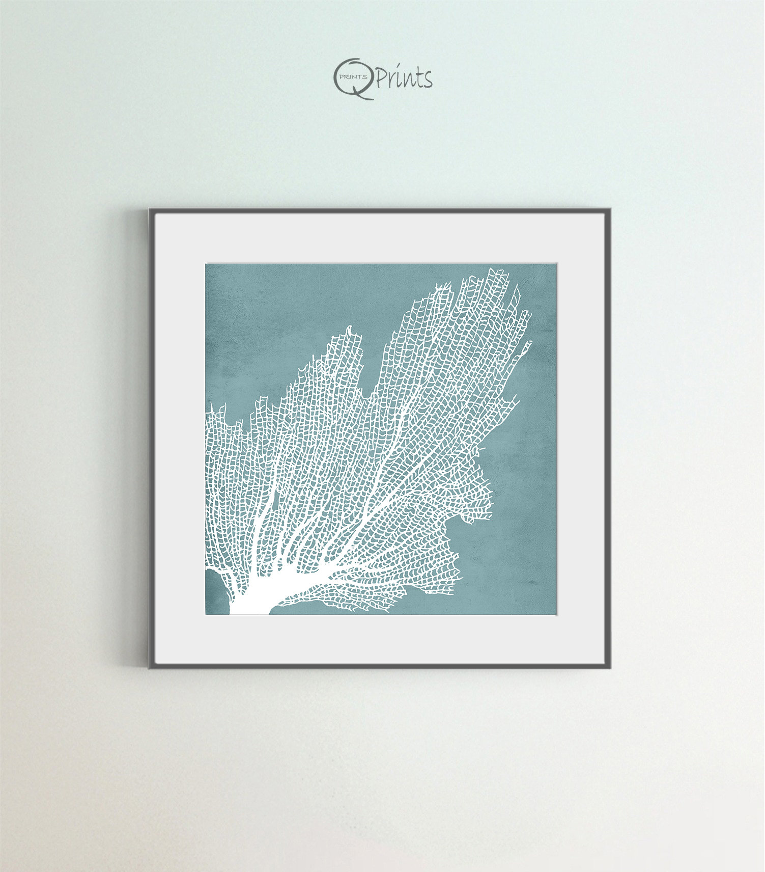 Coral Art Print Set of 6 Printables White Coral Prints | Etsy