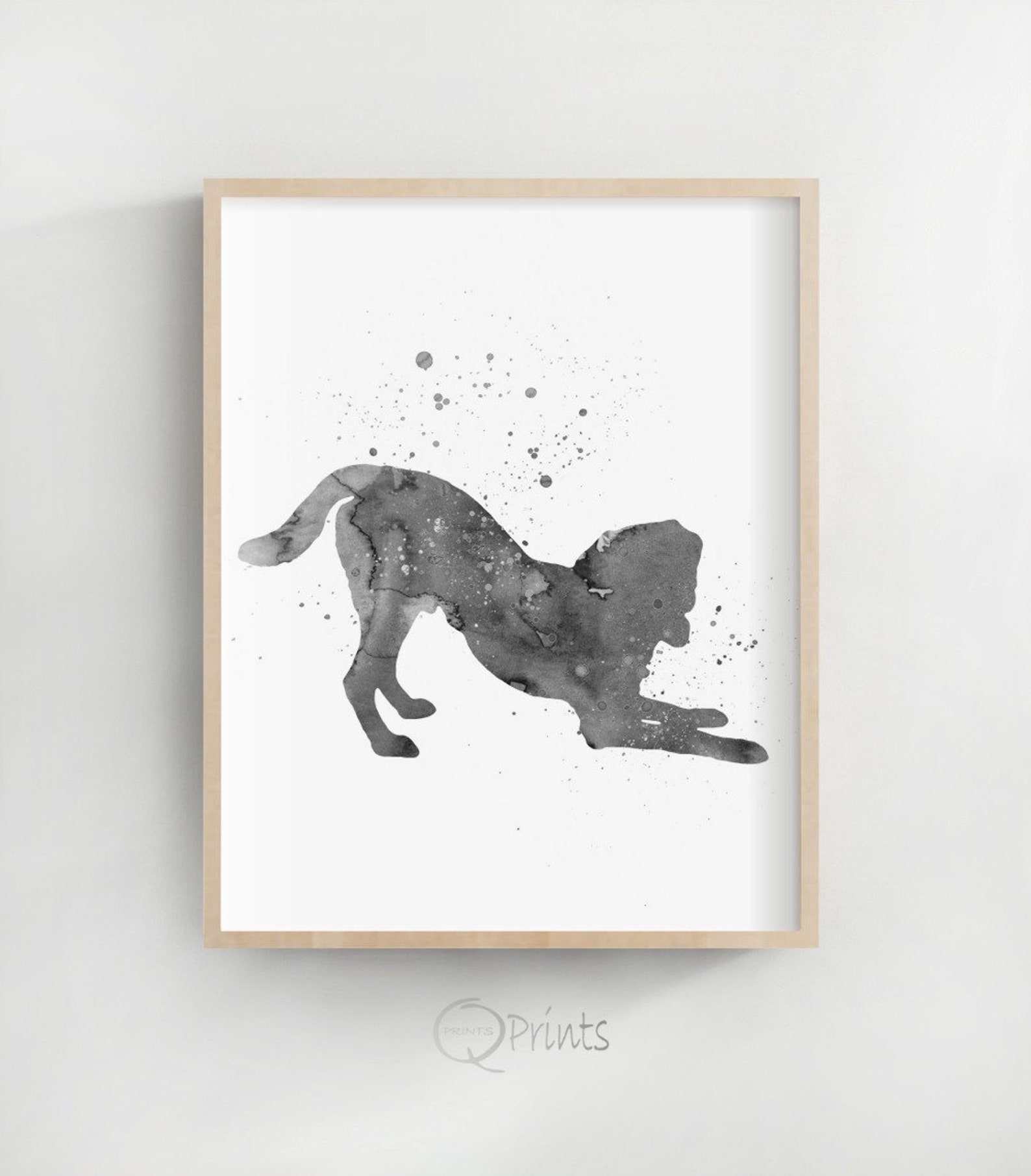 Labrador Print, Lab Printable, Set of 6 Prints, Largewall Art, Black ...