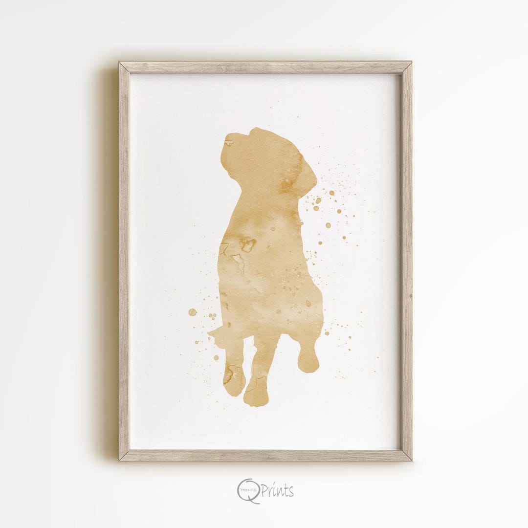 Golden Labrador Art Print, Dog Illustration (digital Download) - Etsy