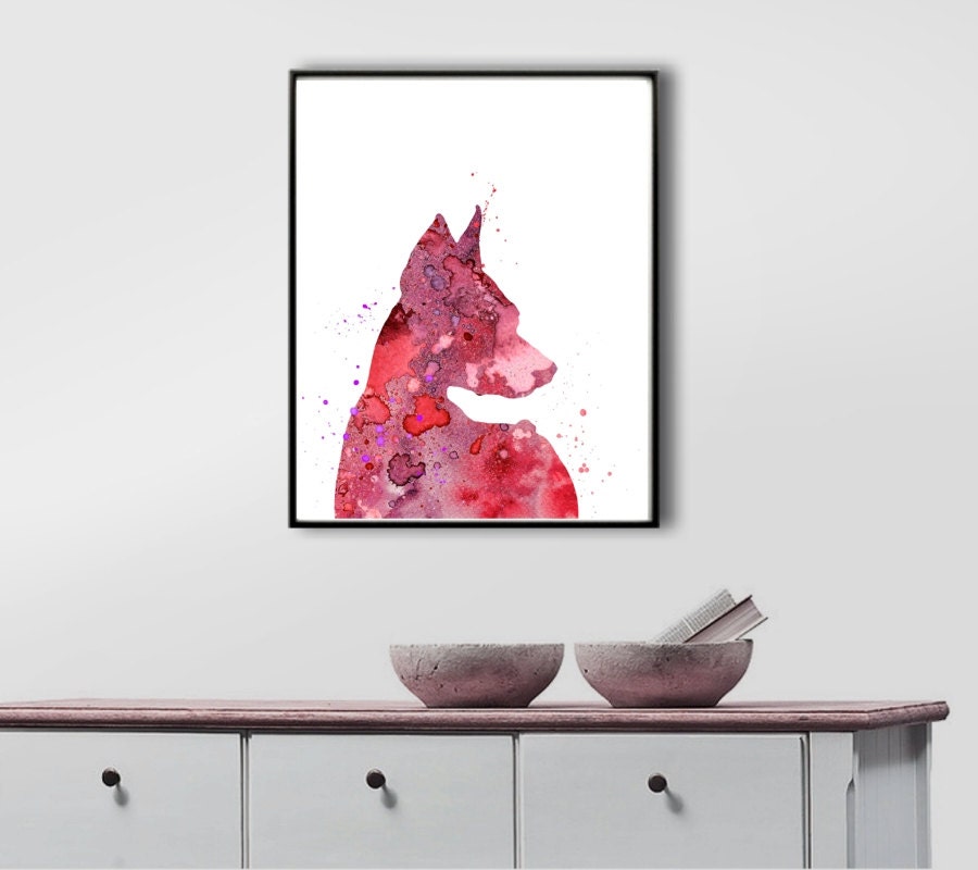 Doberman Art Print Printable Doberman Digital Doberman Art | Etsy