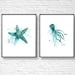 Nautical Prints, Set of 4, Digital Nautical, Nautical Printable ...