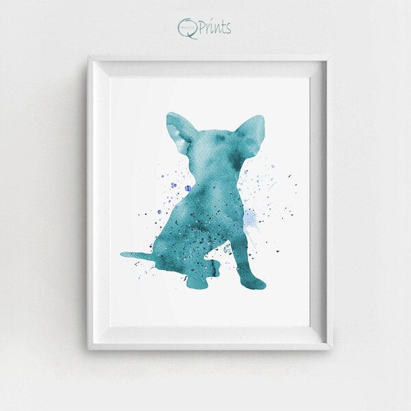 Chiweenie Wall Art - Etsy