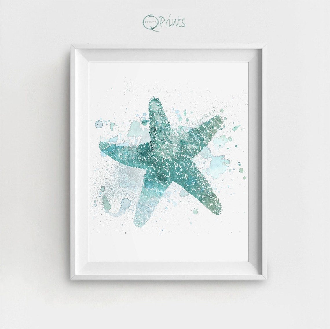 Starfish Art Print Printable Starfish Digital Nautical Art - Etsy