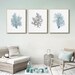 Set of 3 Nautical, Coral Triptych, Set of 3 Prints, Hampton Style ...