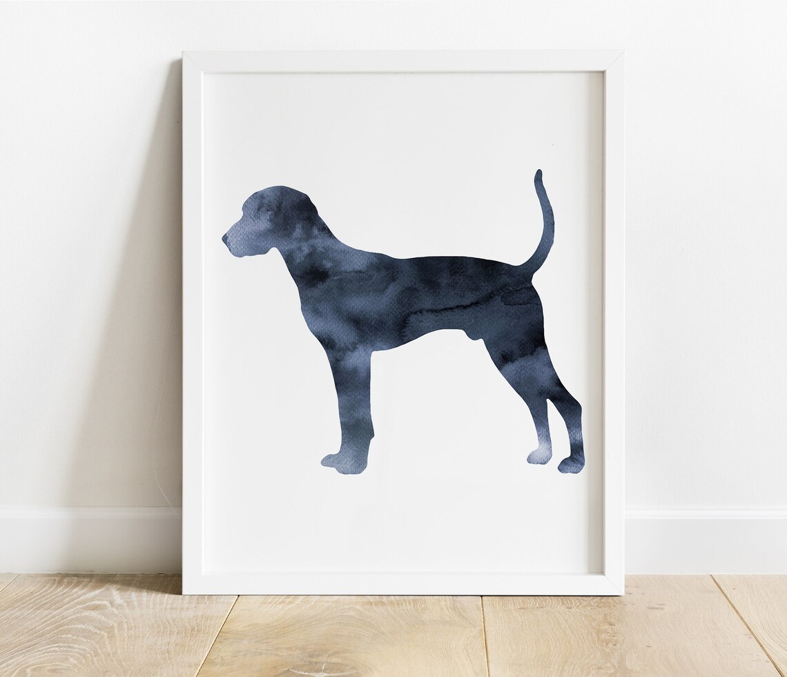 Set of 3 Plott Hound Prints Growing Plott Hound Wall Art - Etsy