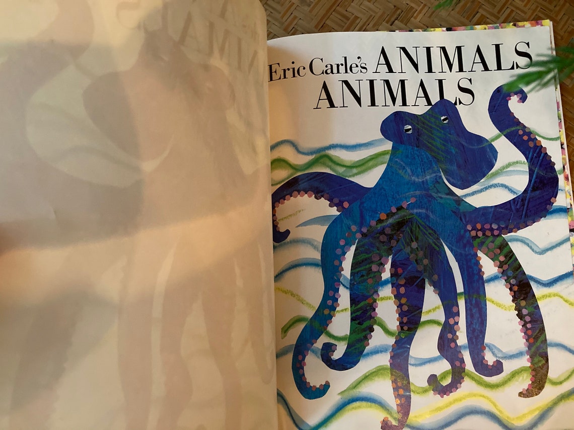 Eric Carles Animals Animals Free Shipping Paperback Book | Etsy