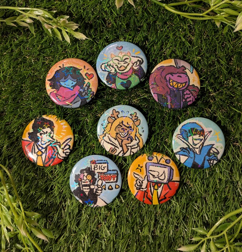 DR Character Buttons - Etsy