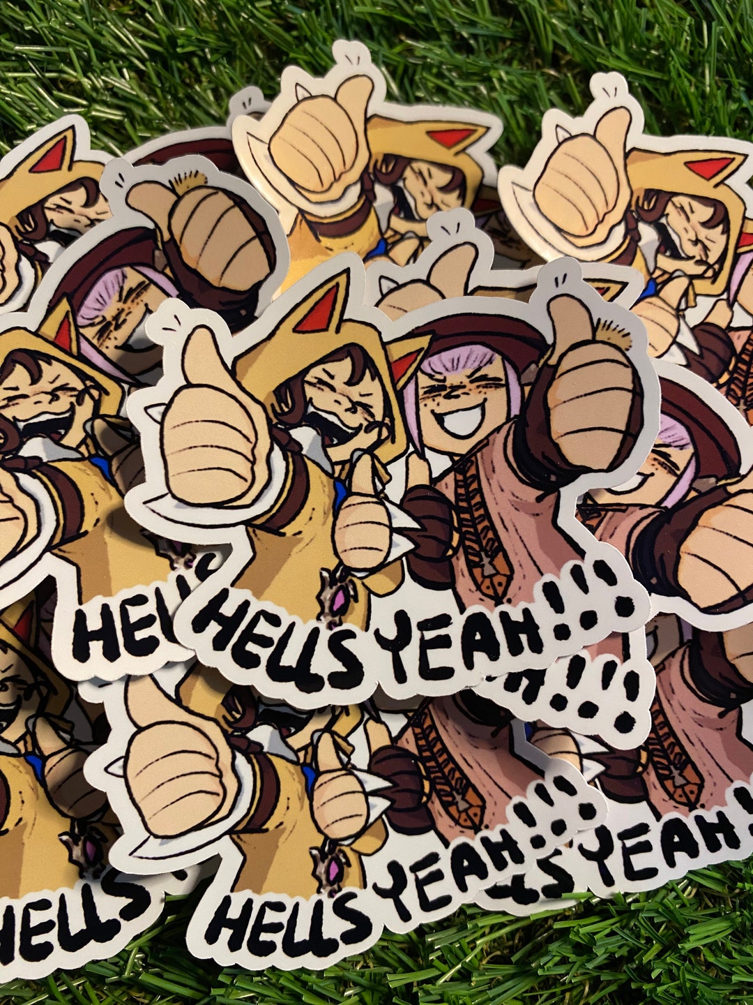 FF14 Krile and Tataru hells Yeah Sticker - Etsy