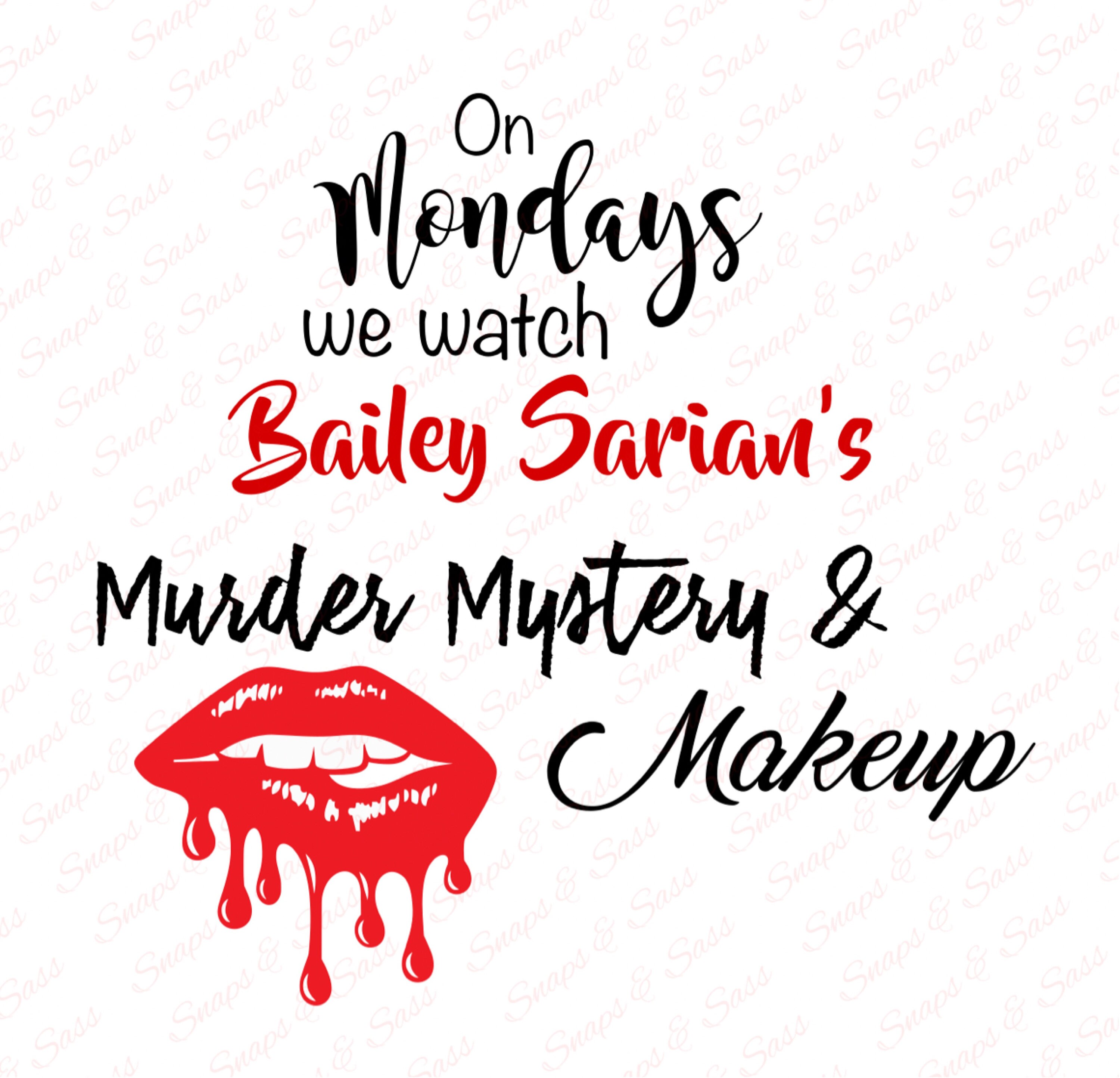 Bailey's Murder Mystery SVG - Etsy