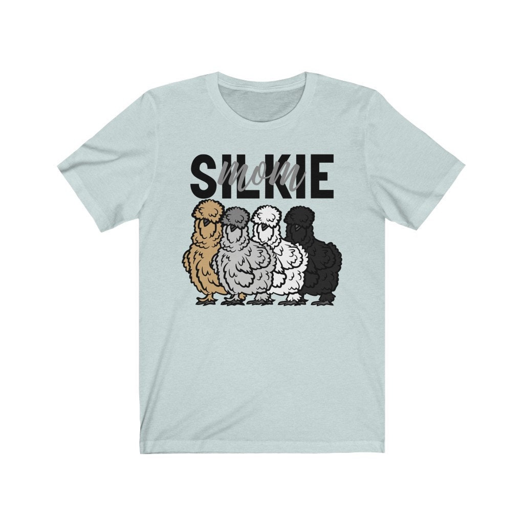 Silkie chicken shirt I love silkies shirt gift for mom | Etsy