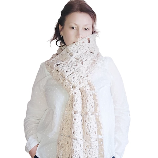 Unique Crochet Scarf - Etsy
