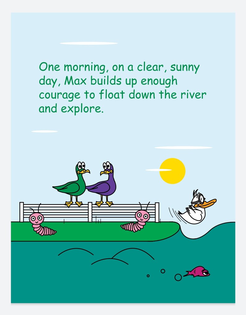 Max the Duck Childrens Book - Limited Edition, Signed and Personalized ...