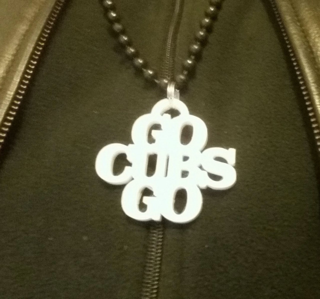 GO CUBS GO Keychain/pendant Digital File - Chicago Cubs - Etsy