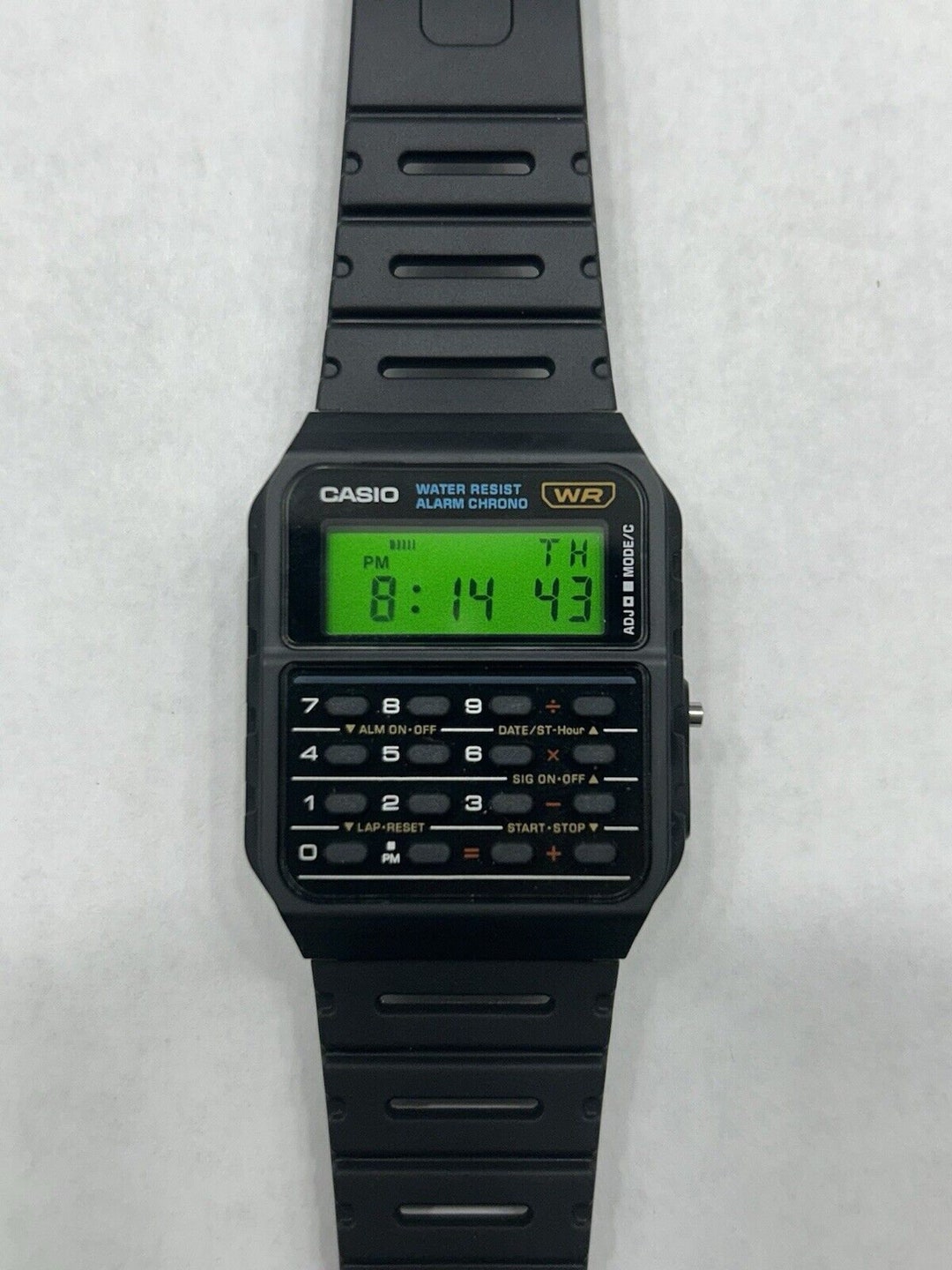 Casio CA53W Calculator Watch Green Screen - Etsy