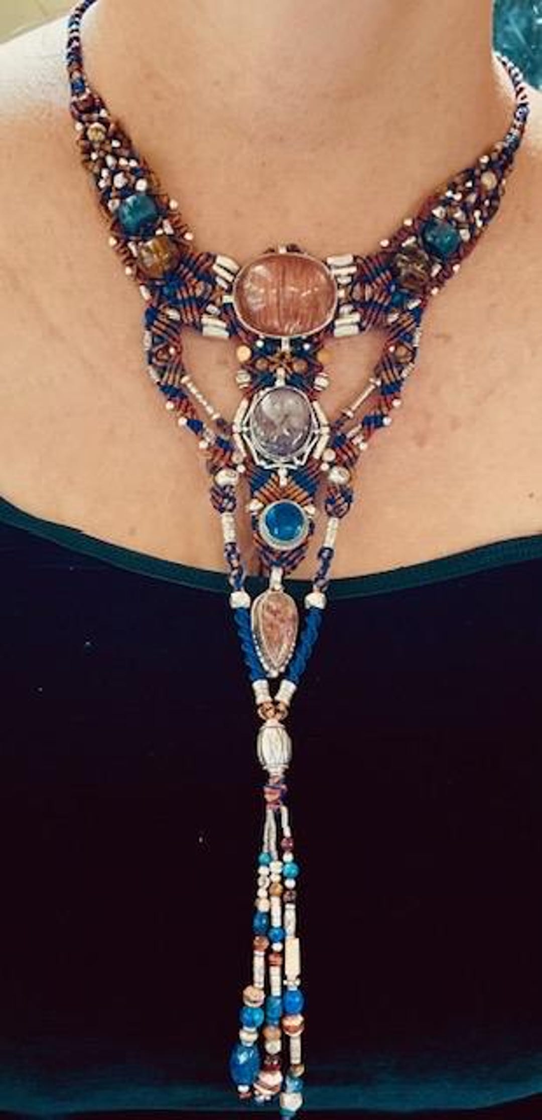 Gorgeous Rutilated Golden Quartz, Star Ruby, Lapiz Lazuli, Tiger Eye ...