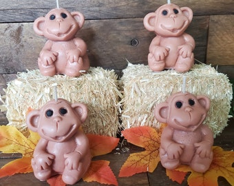 Monkey Candle | Etsy