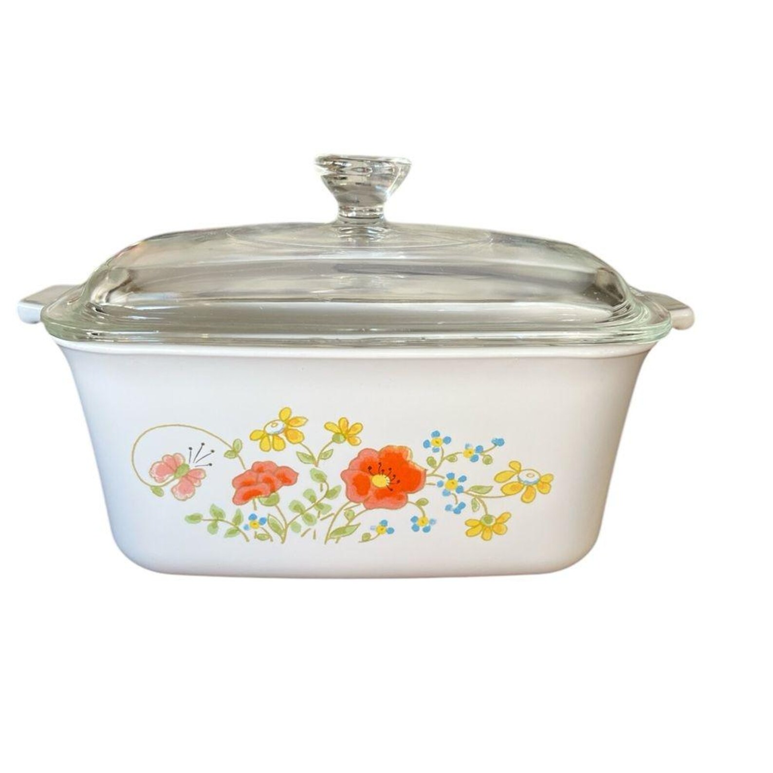 Vintage Corningware Wildflower 1970s Pyroceram Ceramic Glass Lid USA - Etsy