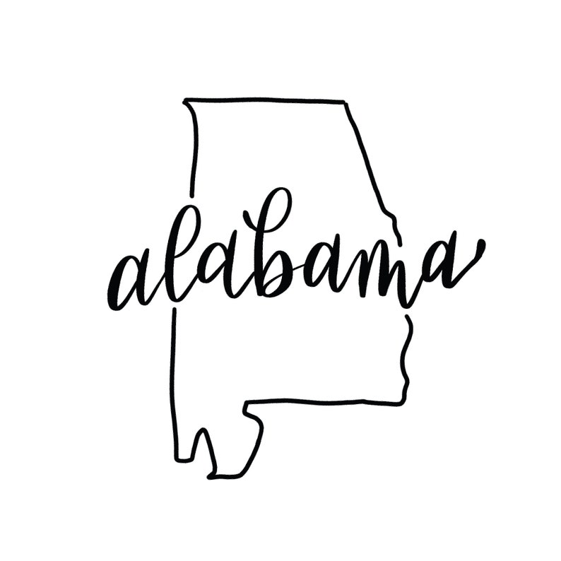 Alabama - Printable Download - Etsy
