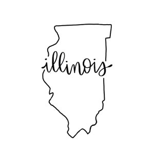 Illinois - Printable Download - Etsy